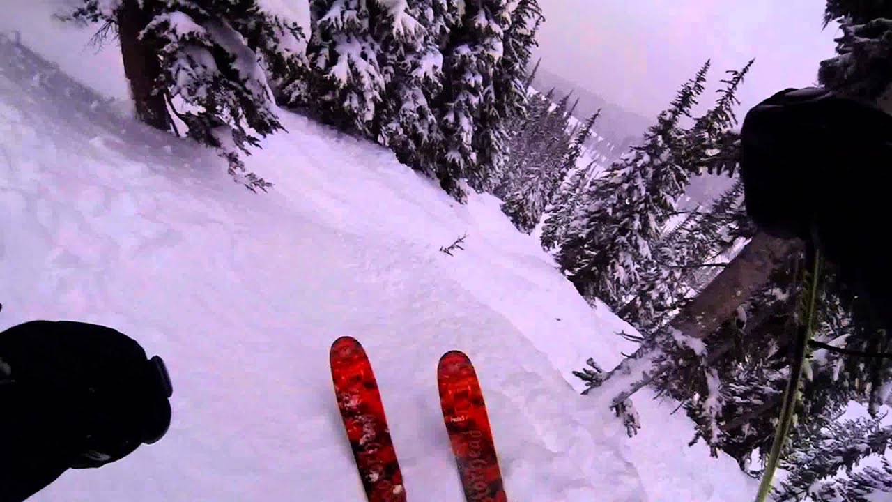 Whistler, February 16, 2014, 30cm fresh: Jim McConkey trees - YouTube