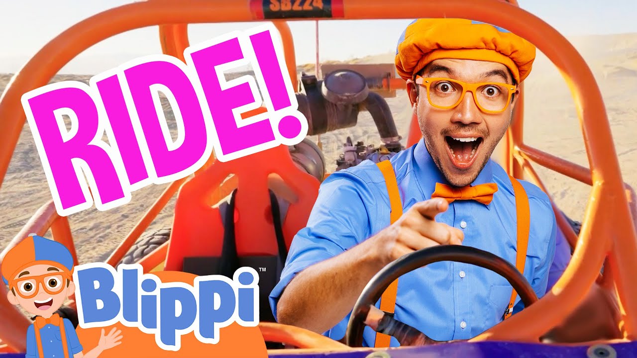 ADVENTURE Desert Ride with Blippi! | ATV off Road Explore | Educational ...