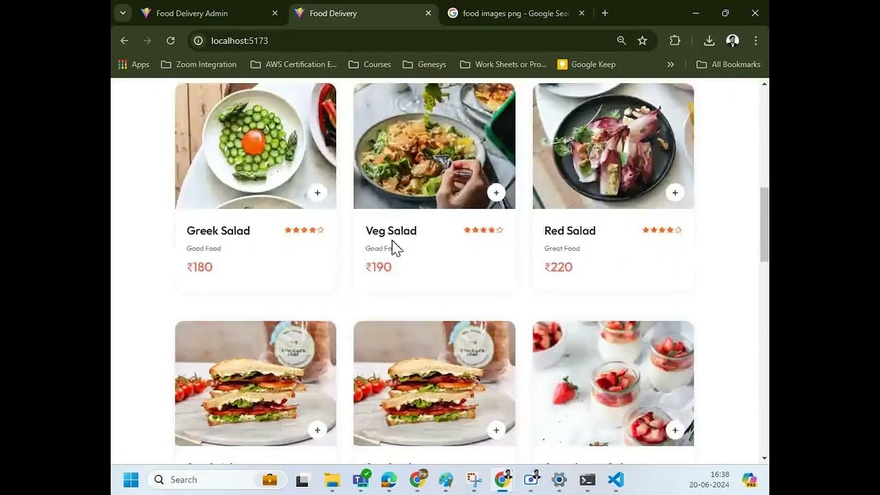 Food Delivery App Using Reactjs, Nodejs, MongoDB and Expressjs - YouTube