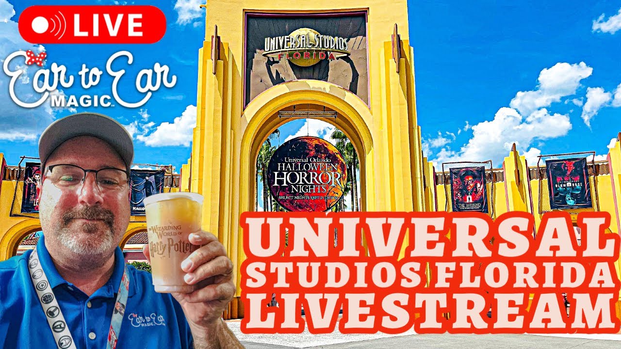 🔴 LIVE - Universal Studios Florida Livestream 10-25-22 - YouTube
