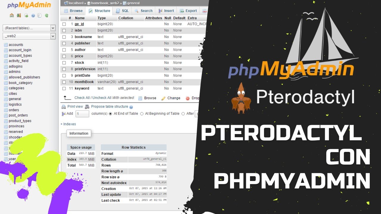phpMyAdmin con Pterodactyl - YouTube
