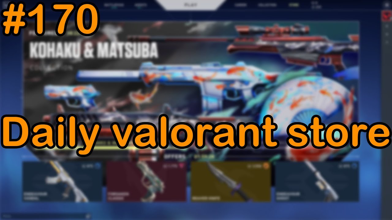 Daily valorant store - I got Reaver Knife & Forsaken Classic (Day170 ...