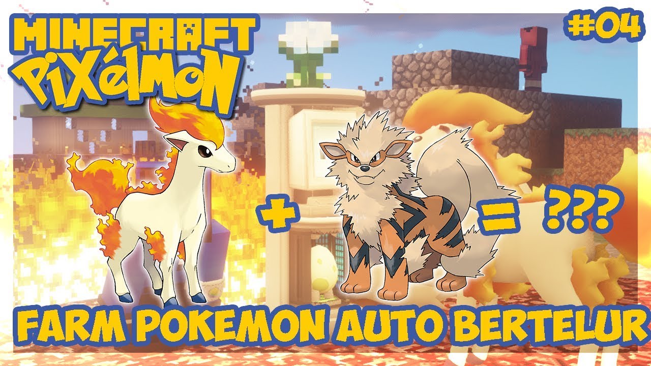 MEMBUAT FARM POKEMON!!! | Minecraft Pixelmon Indonesia #4 - YouTube
