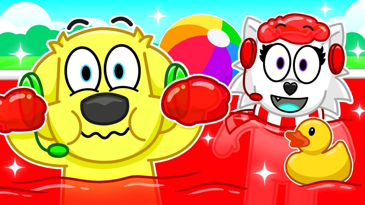 We FILLED OUR POOL with JELLO in Roblox! - YouTube