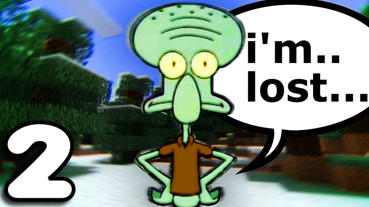 SQUIDWARD PLAYS MINECRAFT - YouTube