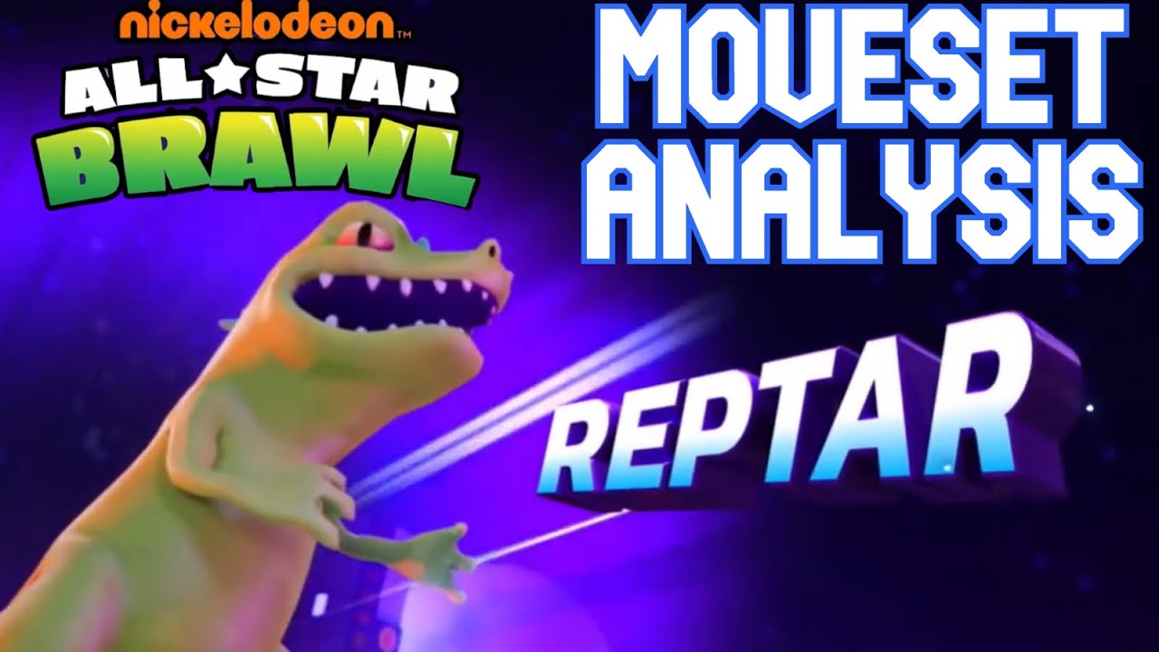 REPTAR MOVESET ANAYLSIS BREAKDOWN Nickelodeon All Star Brawl - YouTube
