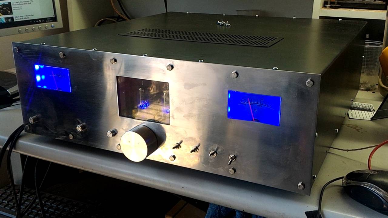 Power amplifier Handmade - YouTube