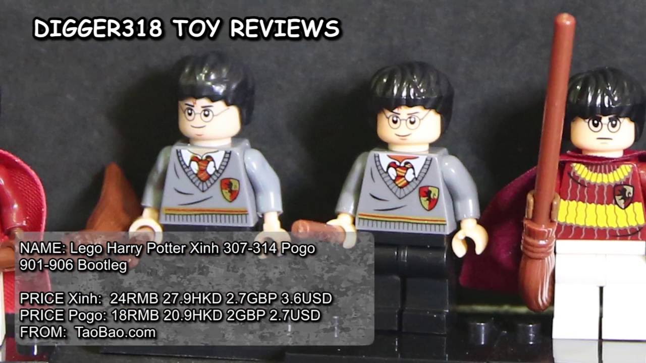 Lego Harry Potter Xinh 307 314 0Pogo 901 906 Bootleg Comparision Review ...