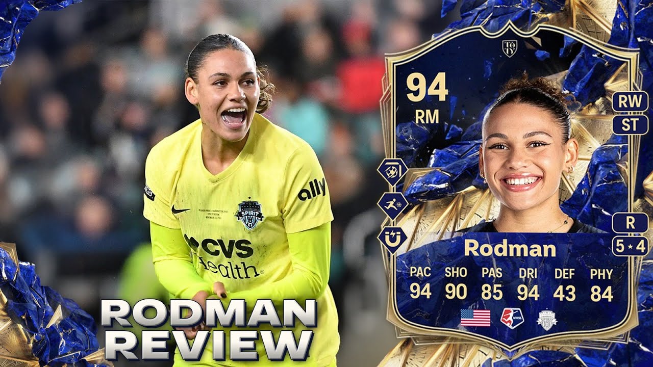 ¡ES UNA LOCURA! 😍 94 RODMAN FC 25 MODELO DEL TOTY REVIEW - YouTube