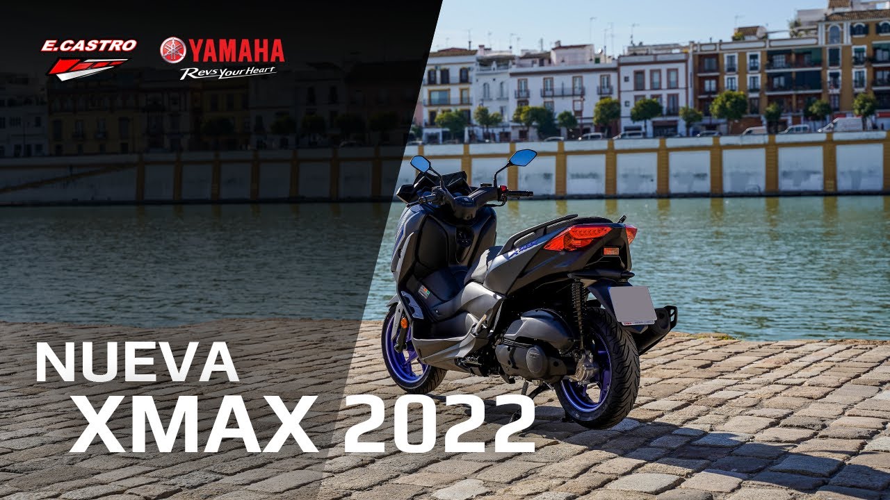 La nueva Yamaha XMAX 2022, en Sevilla - YouTube