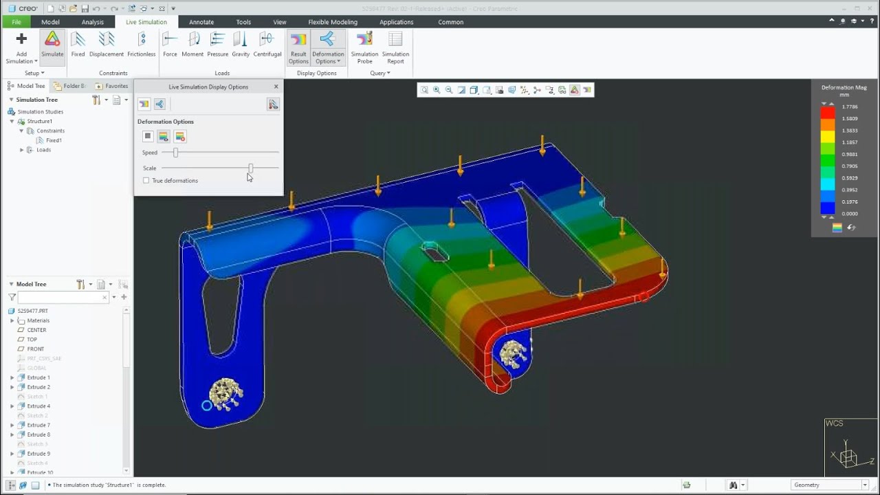 Creo Simulation Live Tutorial: Installation & Structural Analysis - YouTube