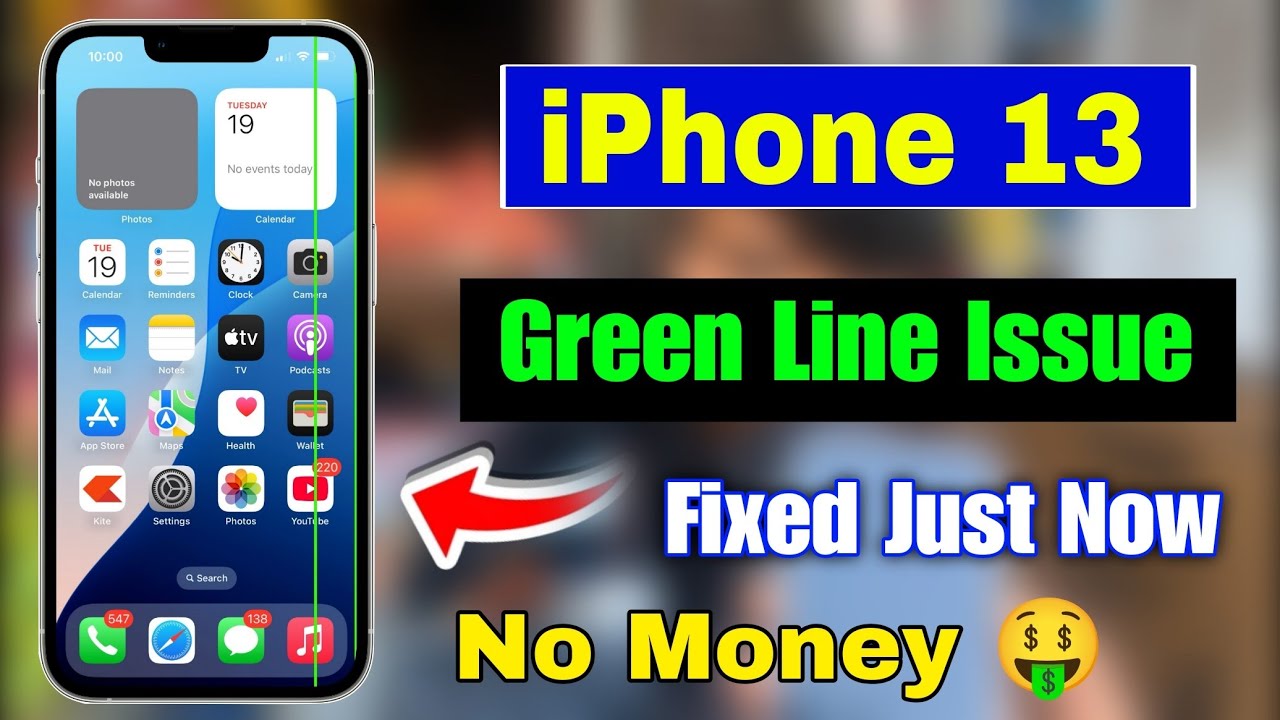 iphone 13 display line problem | iphone 13 green line problem solution ...