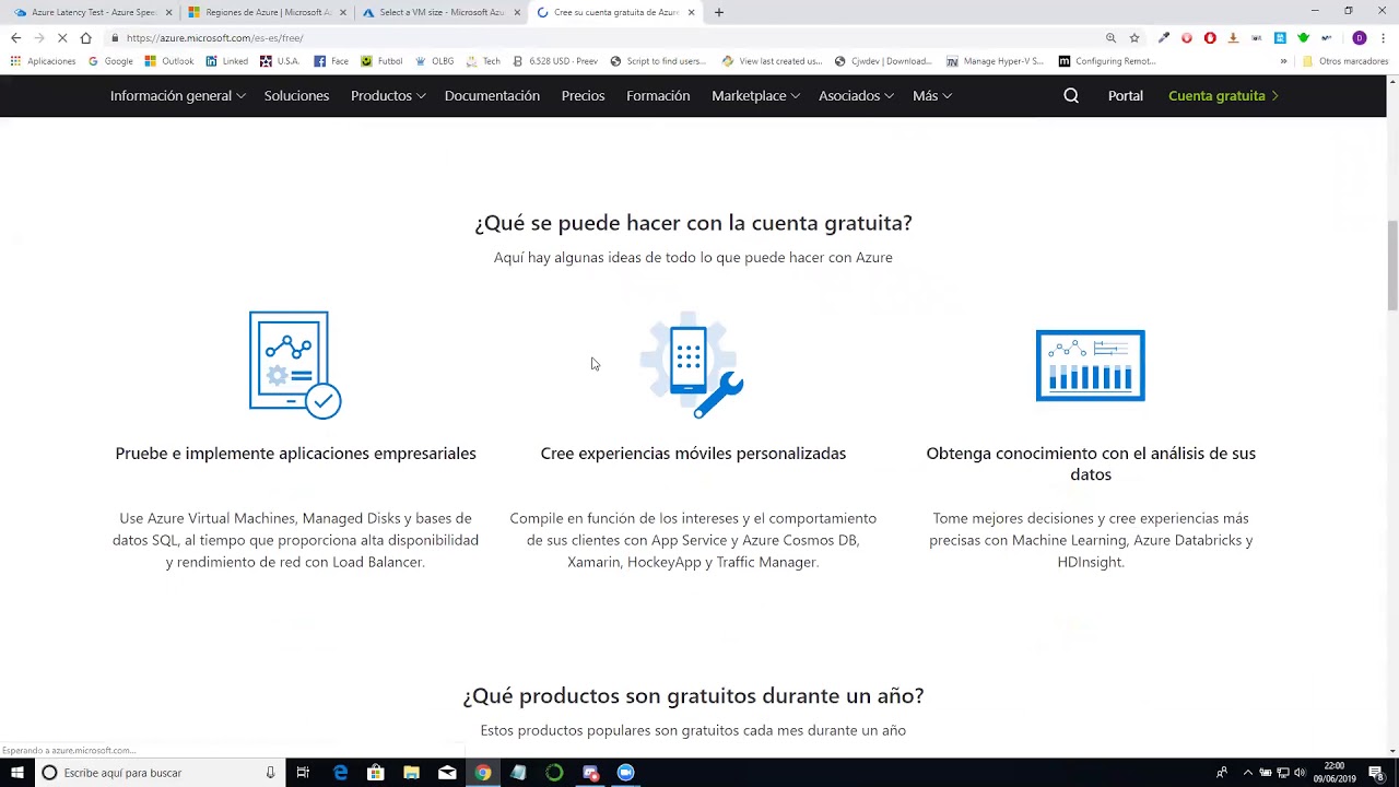 Configuración de un VPS gratuito en Microsoft Azure - YouTube