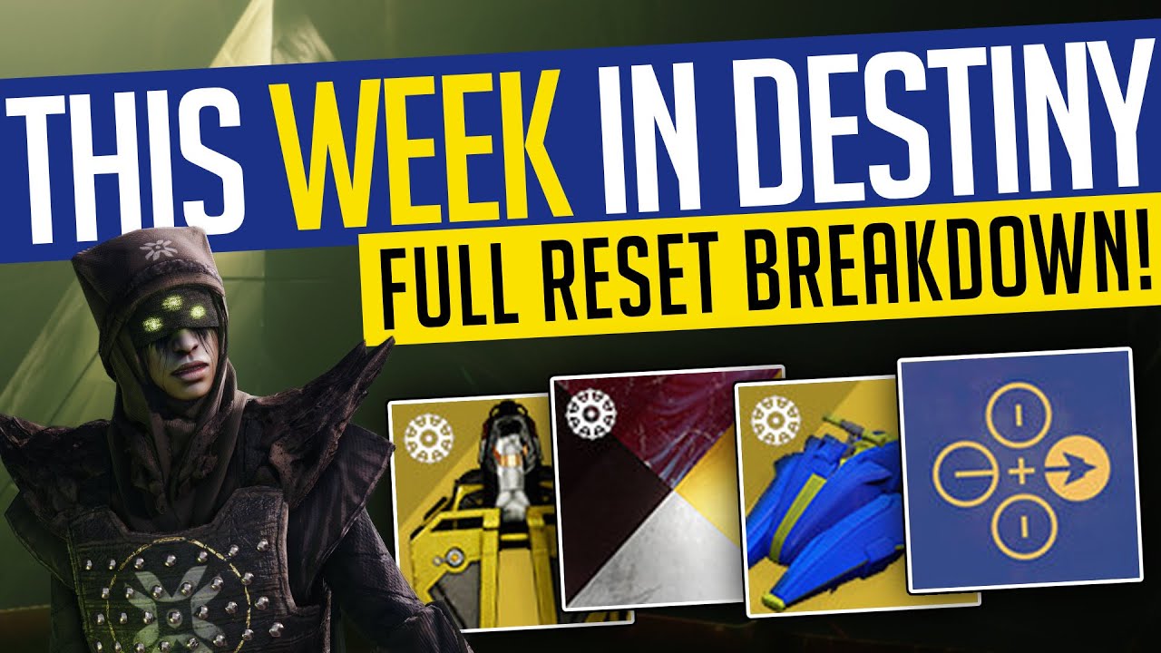 Destiny 2 | THIS WEEK IN DESTINY - 26th July! New Update, Micro Mini ...