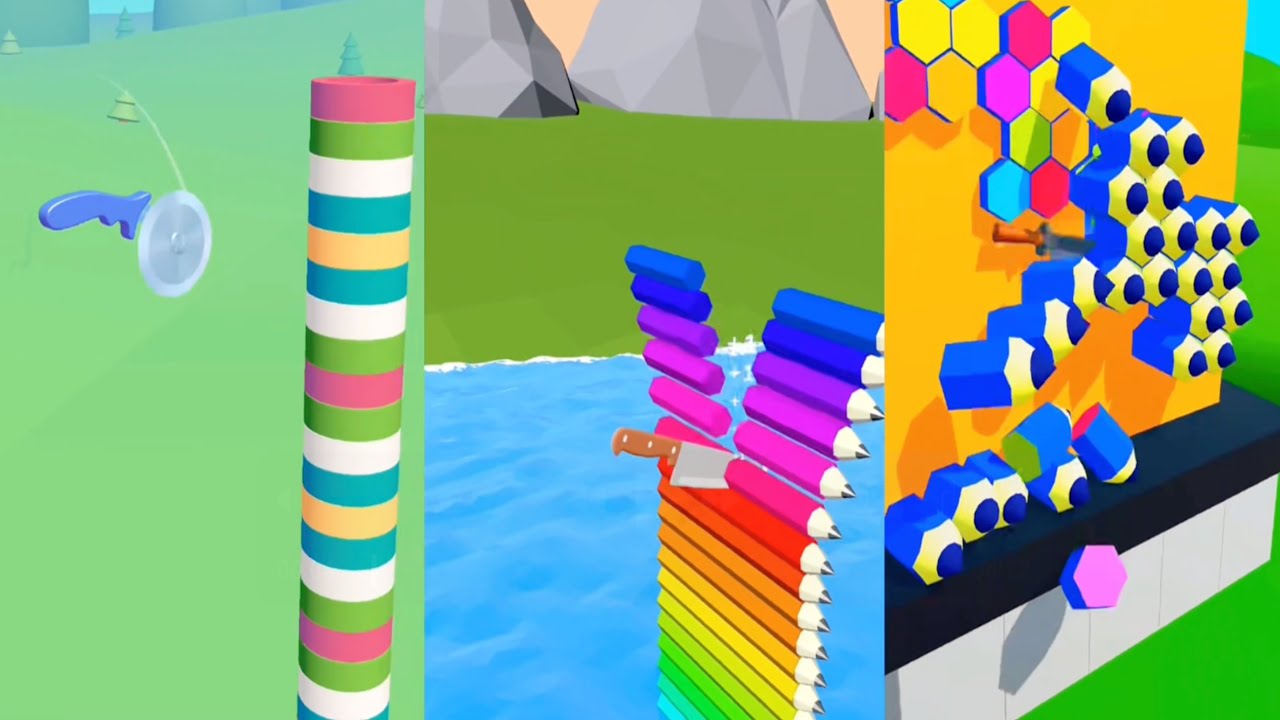 Slice Master | Slice It | Slice All - All Levels Gameplay Android, iOS ...