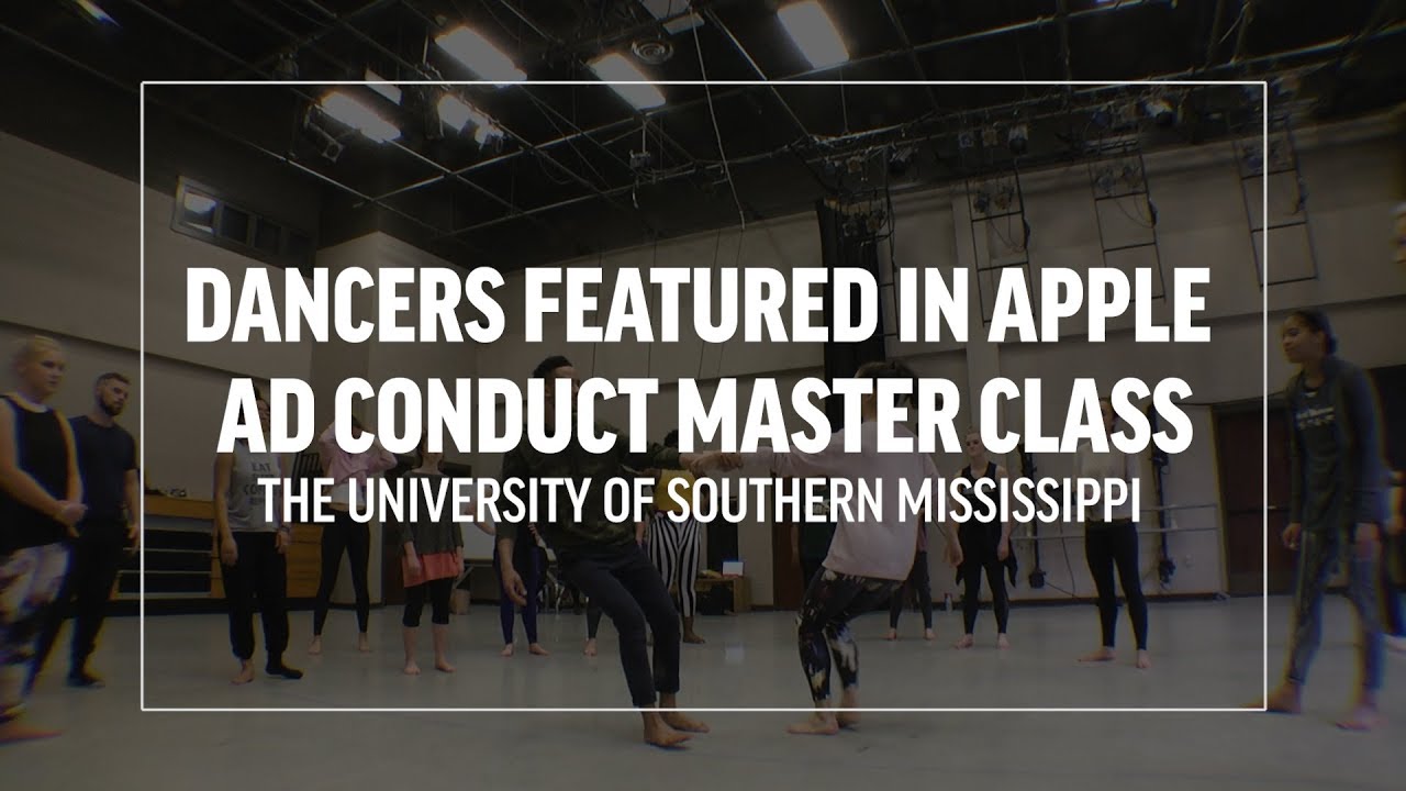 Dancers Featured in Apple Ad Conduct Master Class - YouTube