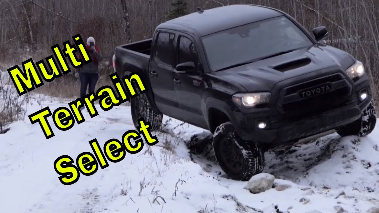 MTS (Multi Terrain Select) Demonstration, Toyota TacomaTRD Pro, and ...