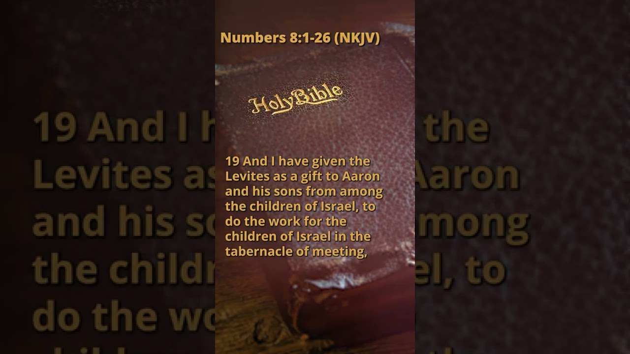 Numbers 8:1-26 (NKJV) - Numbers 8:1-26 - Bible Portal