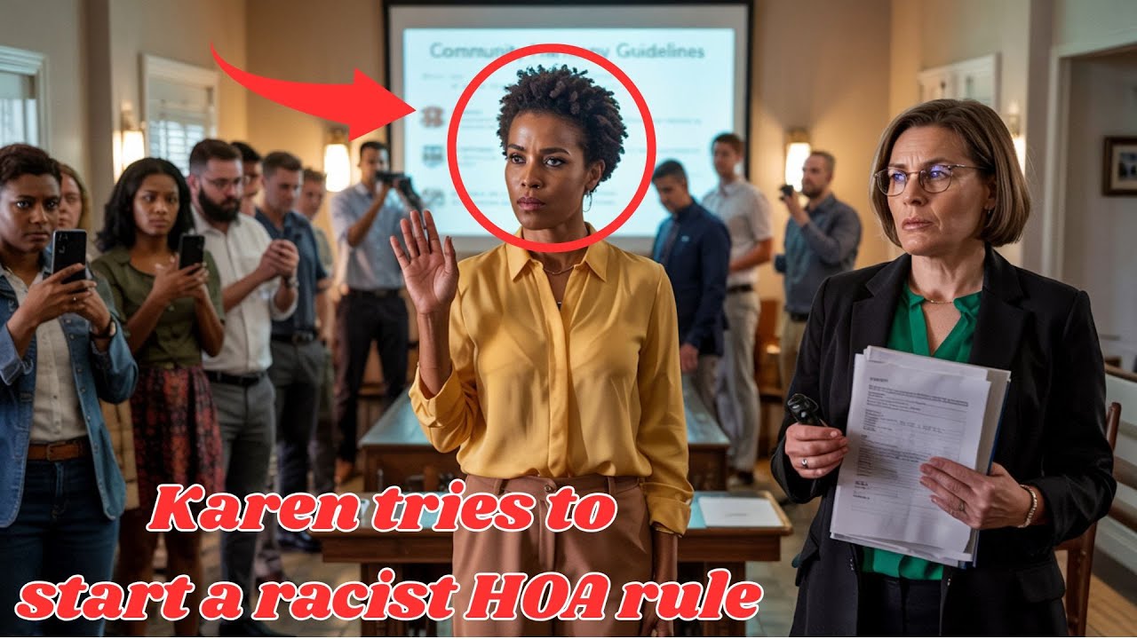 Karen tries to start a racist HOA rule—gets sued and loses everything in court - YouTube