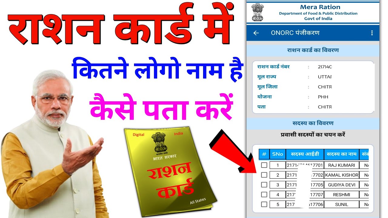 Ration card New list 2023-24 | rashan card List me apna Naam kaise ...
