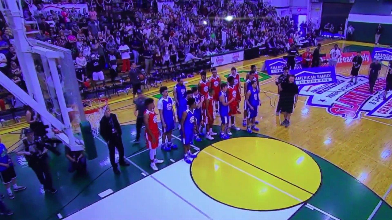 2017 High School dunk contest - YouTube