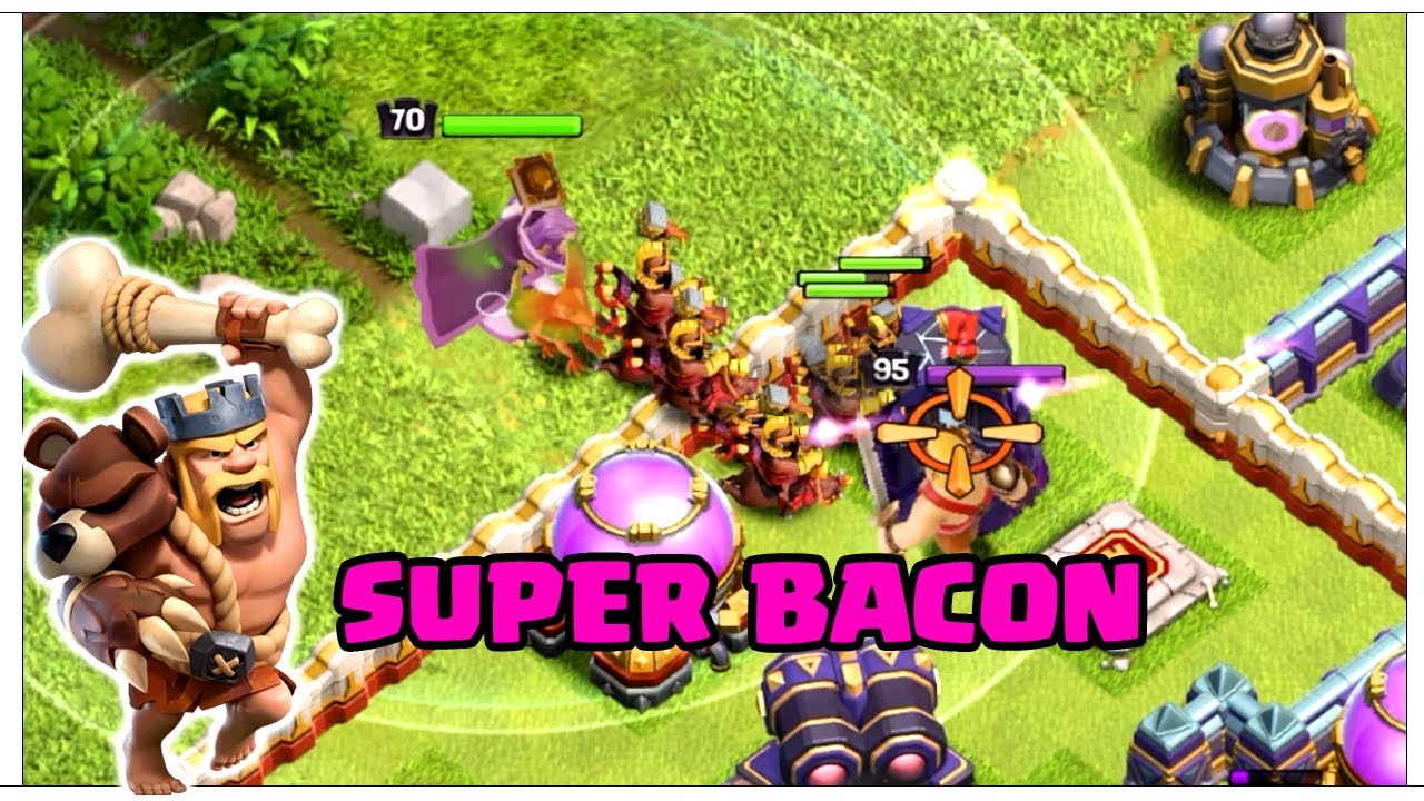 Super Hogs are good for Super Bacon | Clash of Clans - YouTube