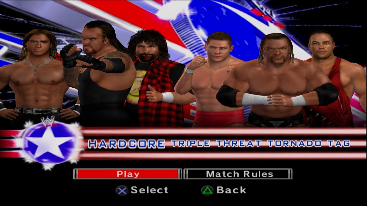 WWE SmackDown vs. Raw 2007 - Undertaker,Nitro,Regal VS TripleH,RVD,Mick ...