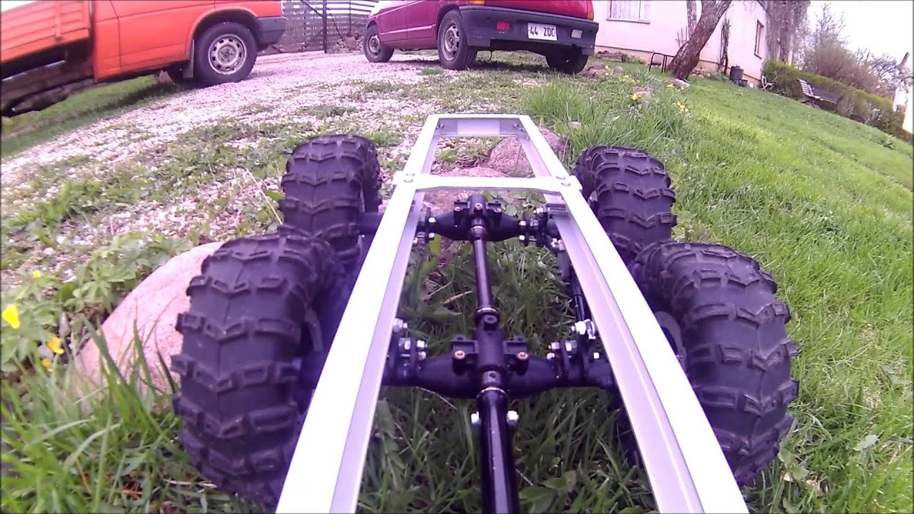 RC Ural 4320 rear axles. - YouTube