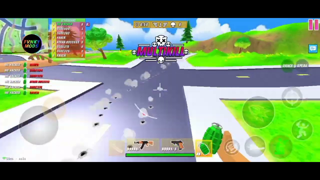 dude theft wars mod menu hack - YouTube