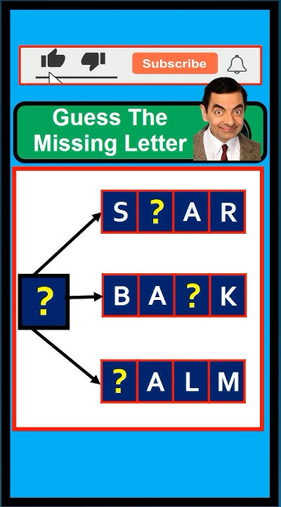 missing letter👀🍬🍎 find the missing letter,guess the missing letter puzzle,puzzle in english ...