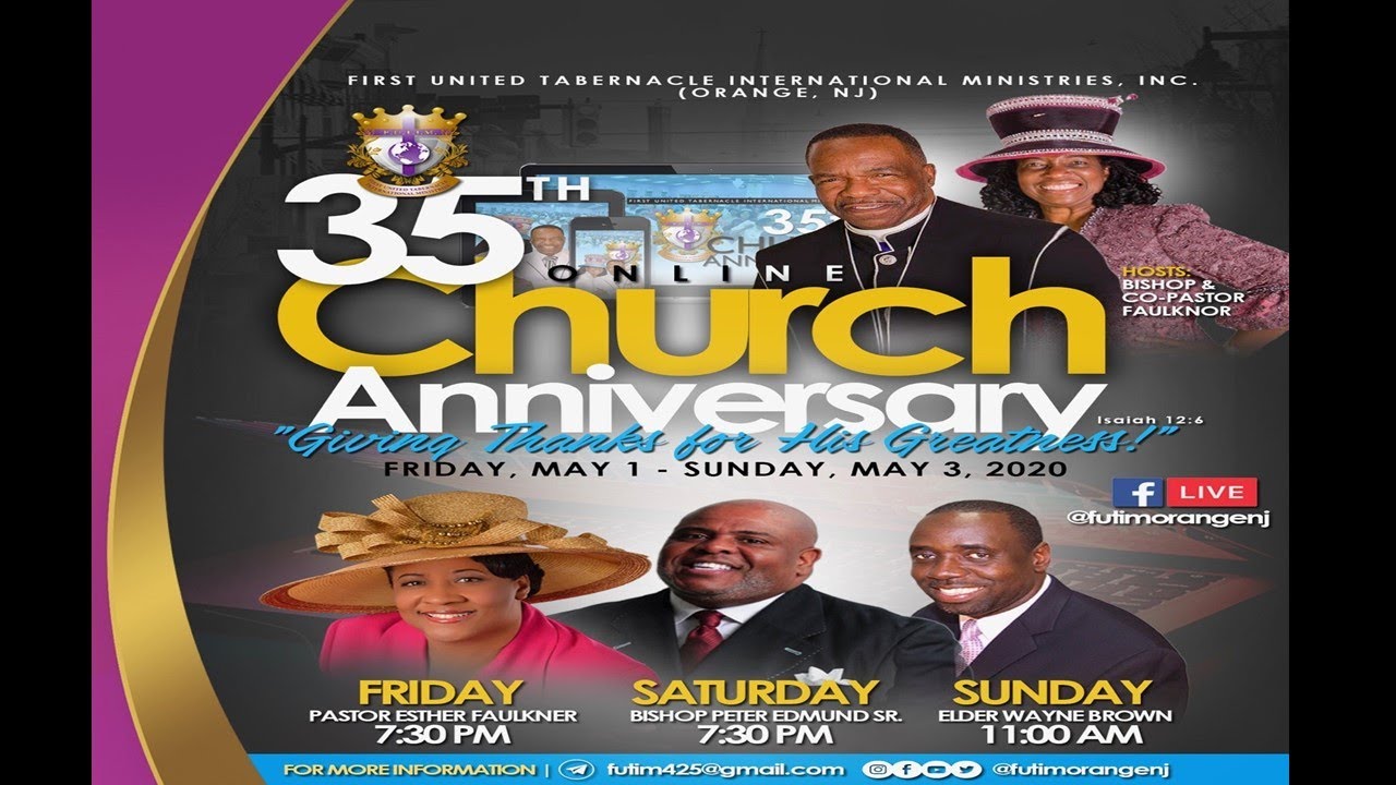 Friday Night - 35th Church Anniversary Online Celebration - YouTube