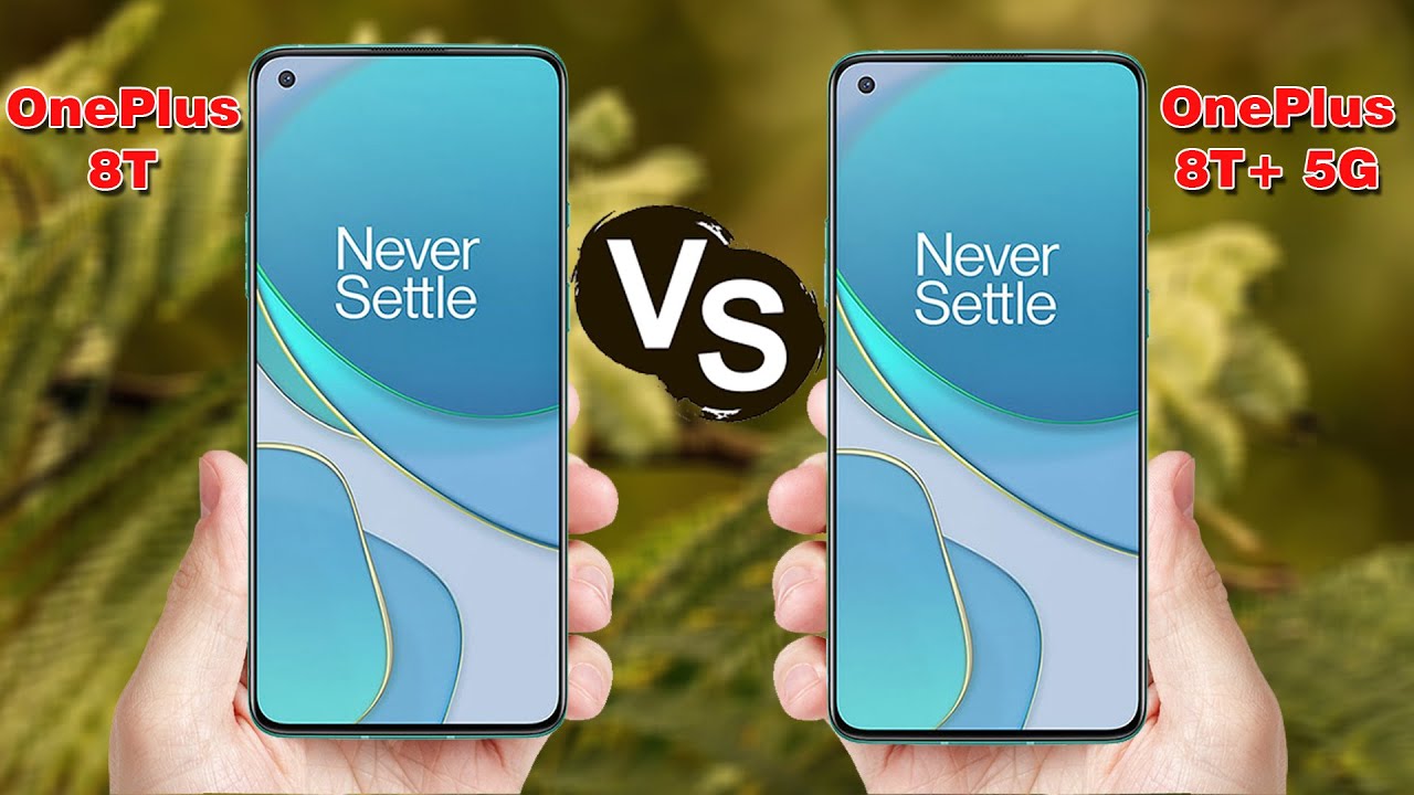 OnePlus 8T VS OnePlus 8T+ 5G | Quick Comparison | iCompare - YouTube