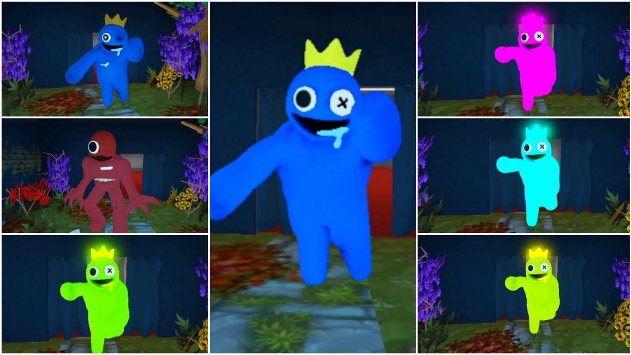 blue monster new character rainbow friends chapter 1 accurate roleplay ...
