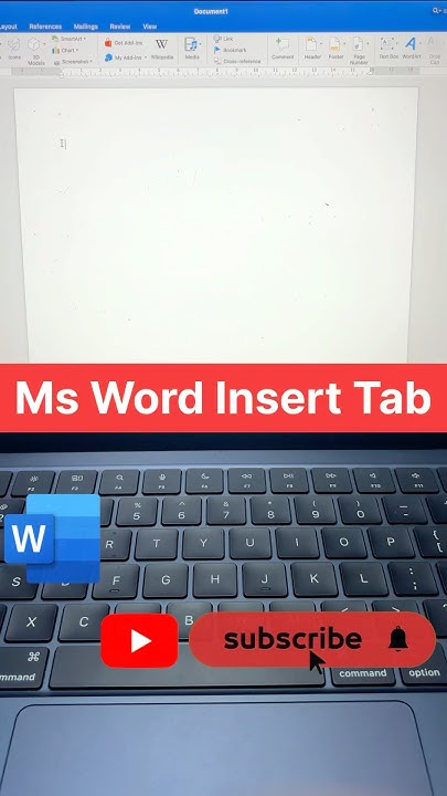 ms word Insert tab ms word insert tab full details #shorts #msword # ...