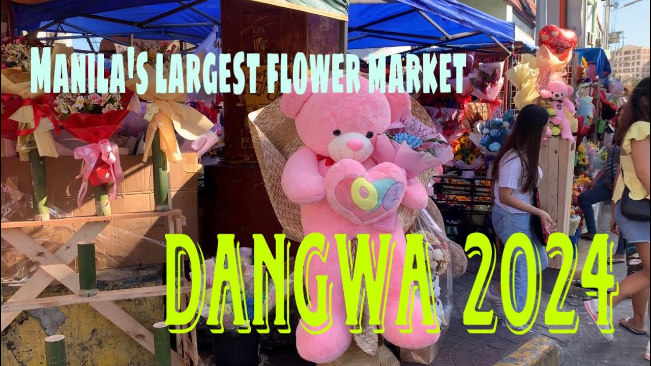 Dangwa | manila’s largest flower market walking tour - YouTube