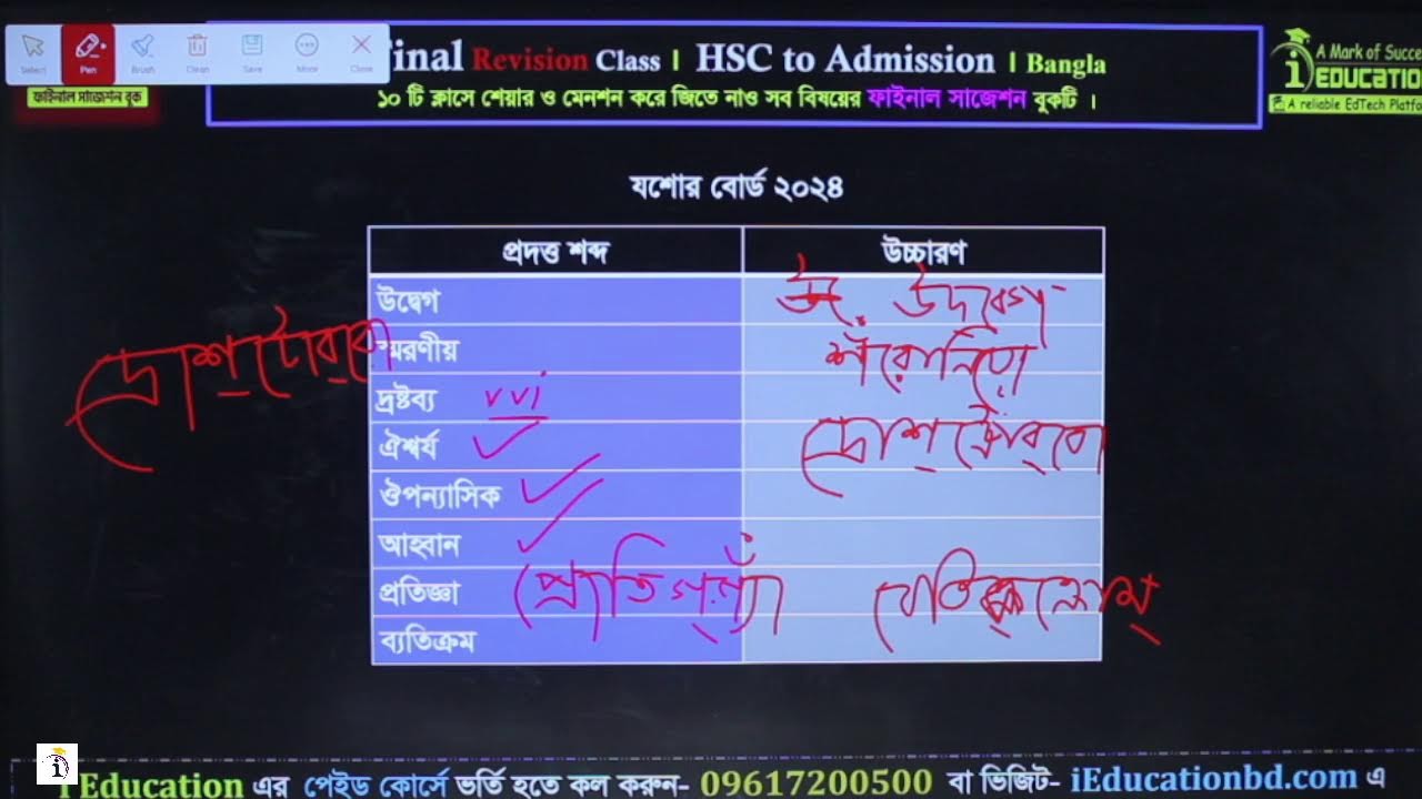 HSC-25 Target A+ Final Suggestion Class - YouTube