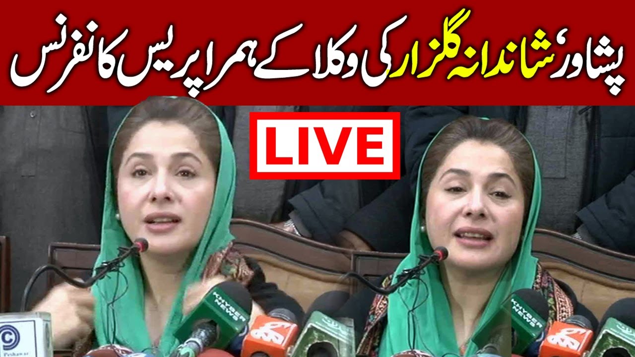 🔴LIVE: Peshawar Press Conference | PTI MNA Shandana Gulzar Khan Speaks ...