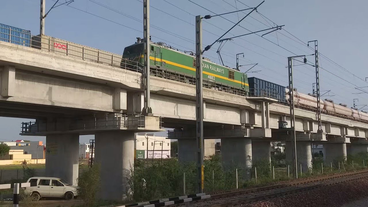 Trains on bridge | wdfc | dfc | dfccil | trains | train videos | train ...