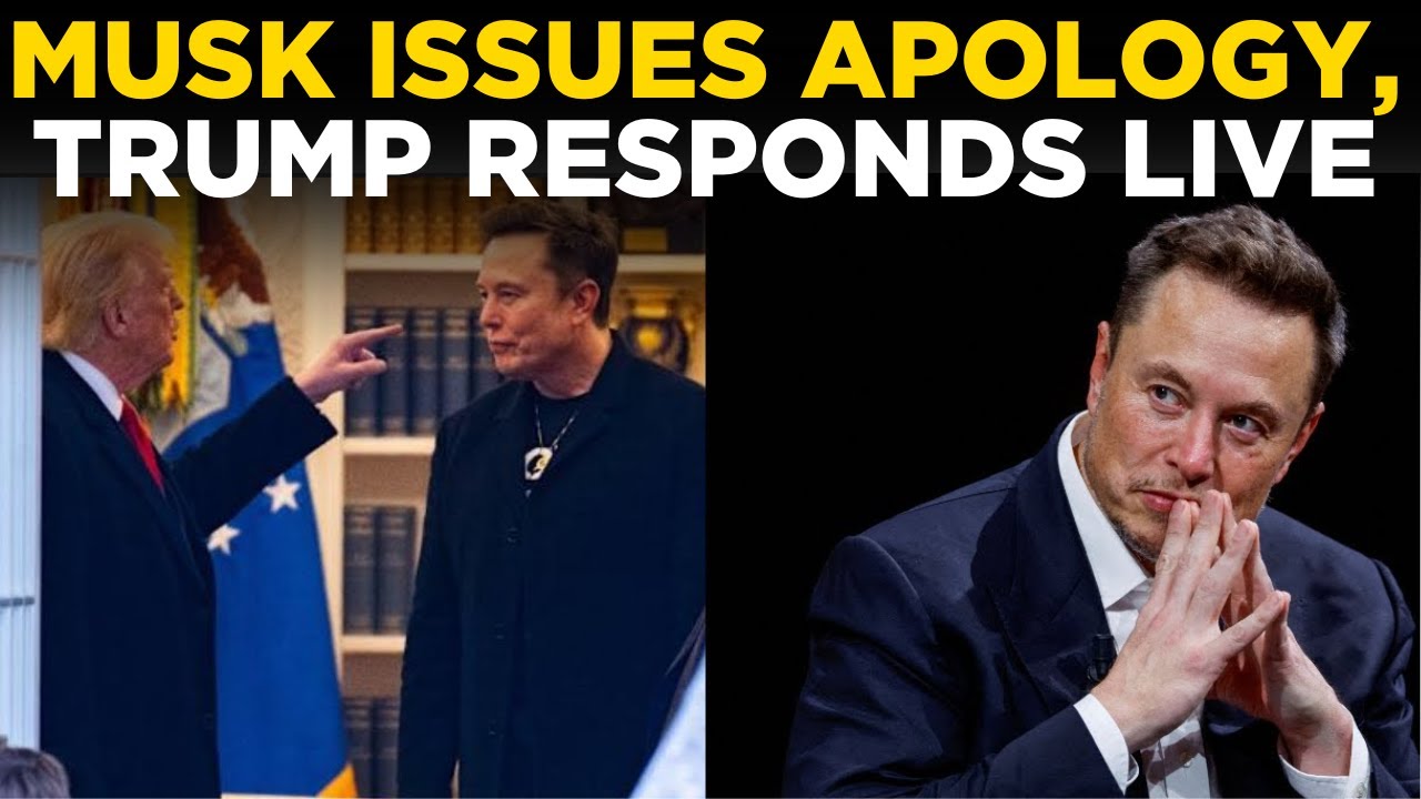Trump LIVE: Unexpected Reaction to Musk’s Public Apology | US News ...