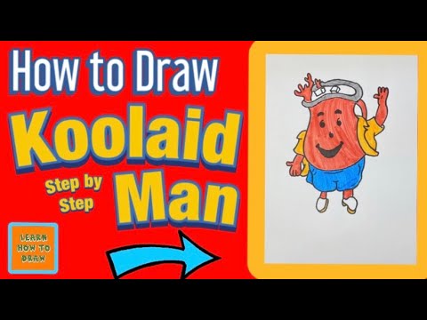 How to Draw the Koolaid Man Step by Step - YouTube