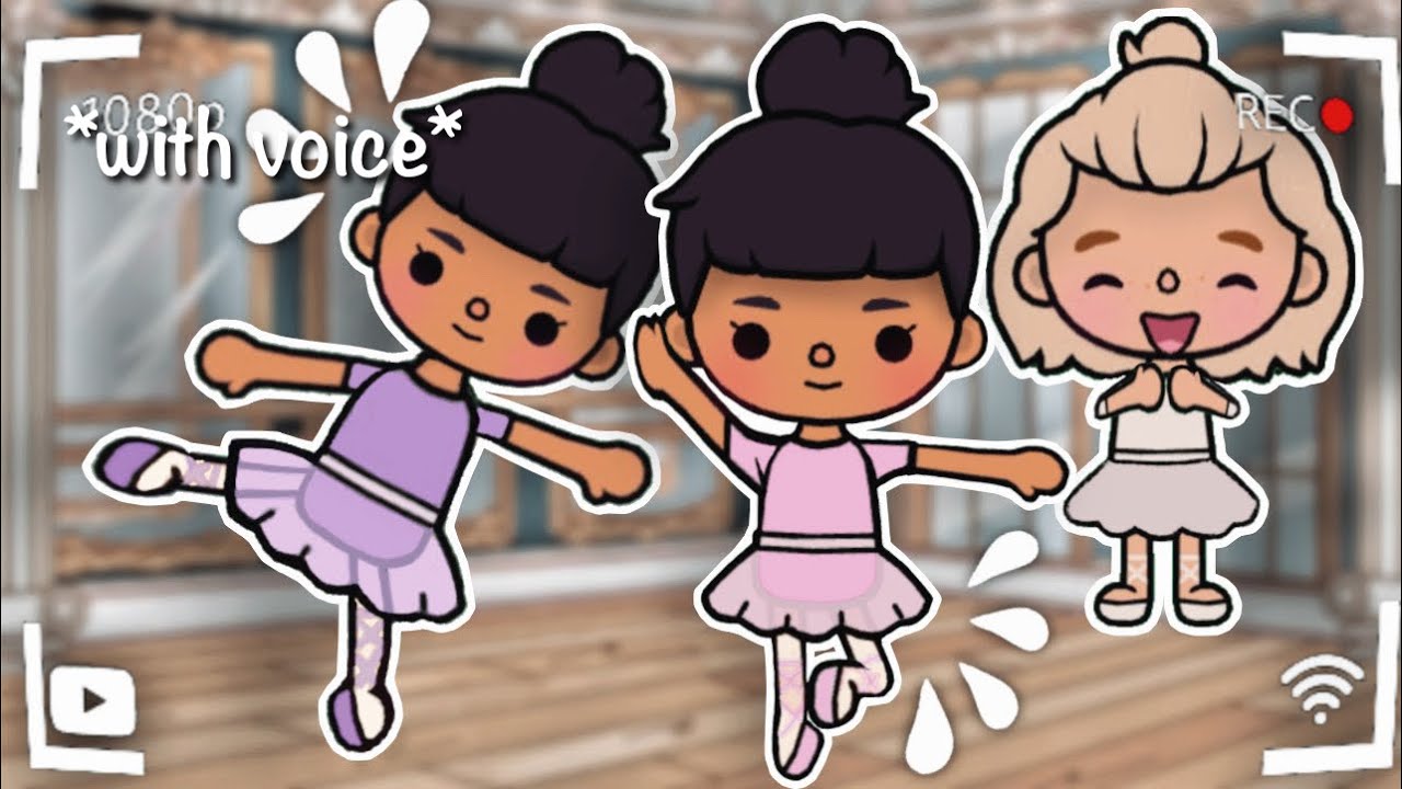 👯‍♀️Twins First day at ballet 🩰 || with voice 🎙️|| toca boca family roleplay - YouTube