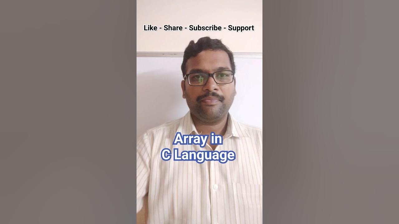 Array In C Language Cprogramming Computerlanguage Youtube