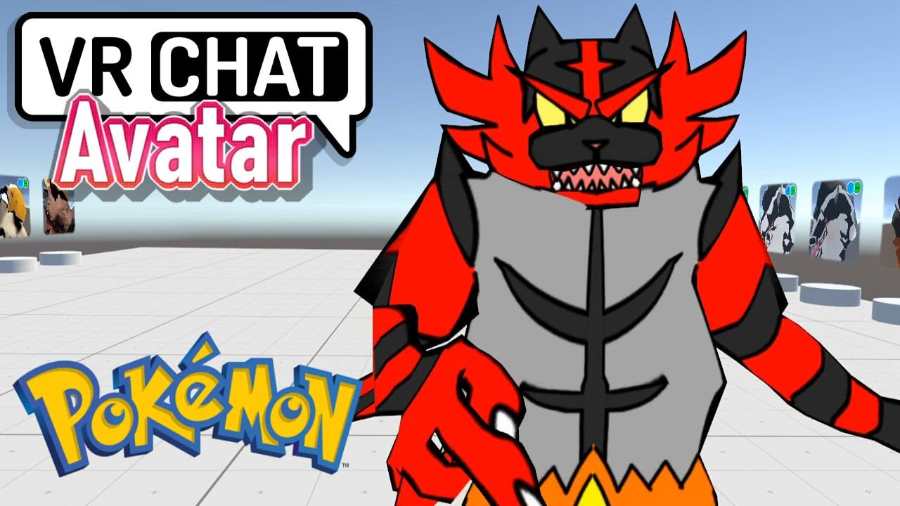 2D Incineroar Avatar Pokemon VRchat - YouTube
