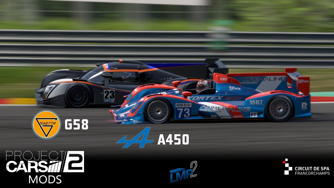 Project CARS 2 MODs - LMP2 cars Alpine A450 and Ginetta G58 (download ...
