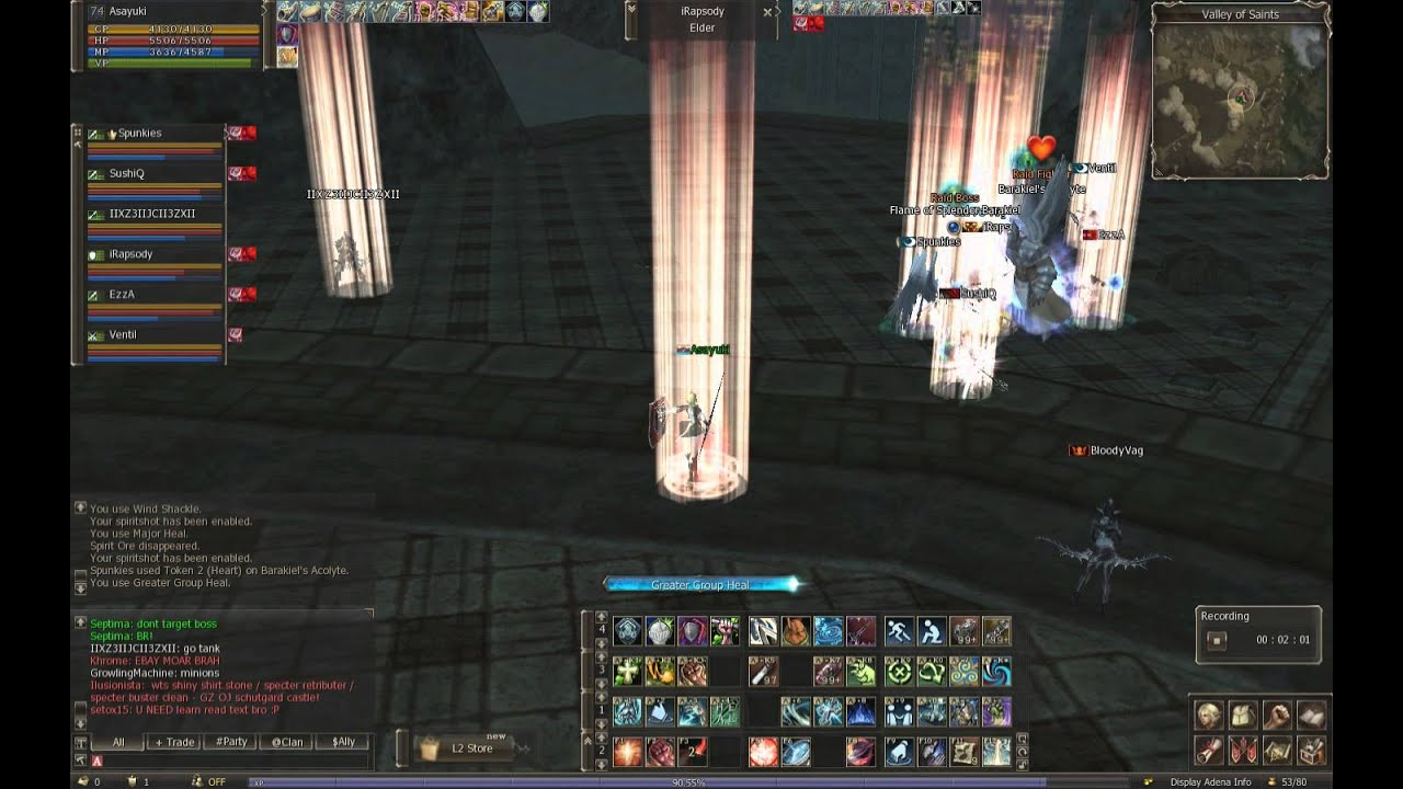 Flame of Splendor Barakiel Raid Boss - YouTube