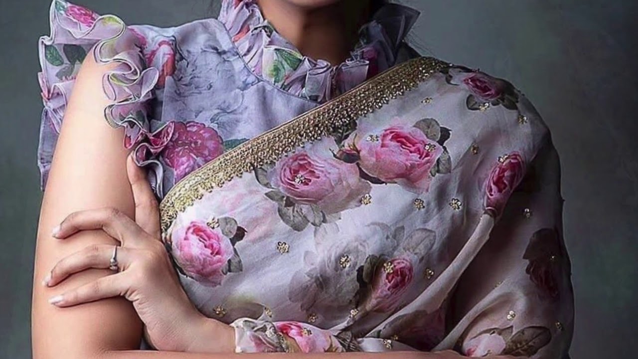 Latest blouse hand design ( beautiful hand design blouse) ( looks so ...