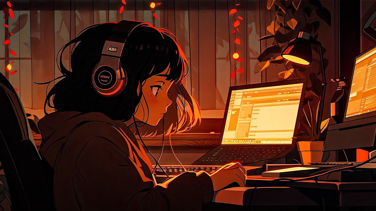 Coding Night Mix 💿 Enjoy the soft lofi melody at night with the girl - Lofi Girl / Code / Chill ...