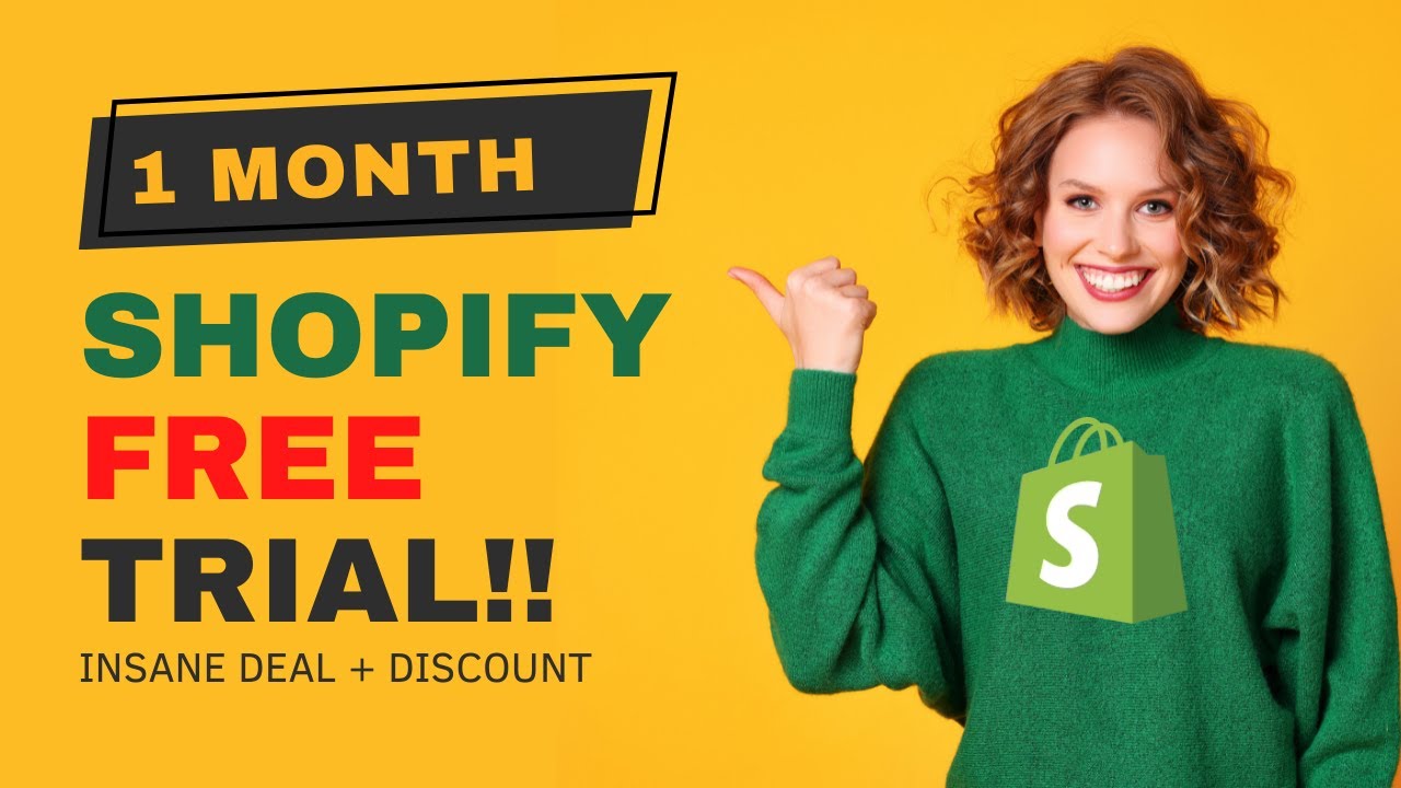 Shopify 1 Month Free Trial (2025) 30 Day Shopify Trial - Claim Deal ...