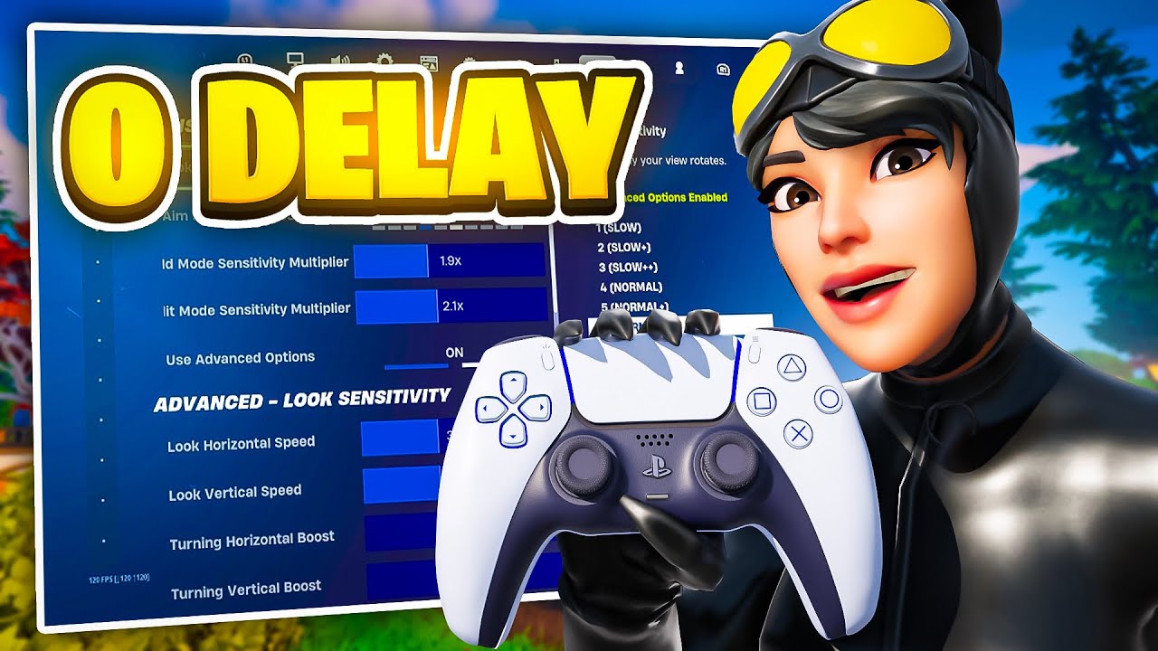 NEW Console 0 Delay Controller Settings + Sensitivity In Fortnite ...