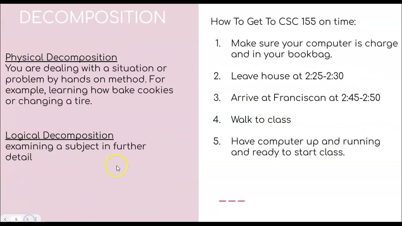 Decomposition - YouTube